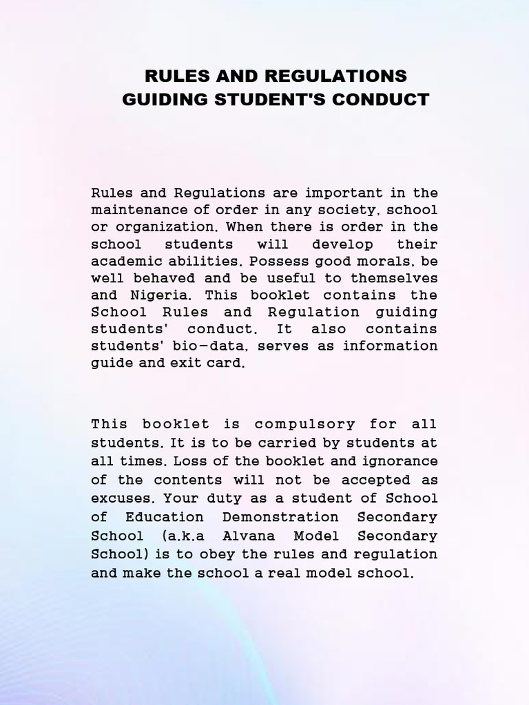 RULES-AND-REGULATIONS (1) | PDF