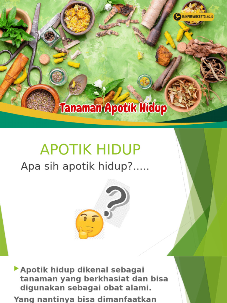 Apotik Hidup | PDF