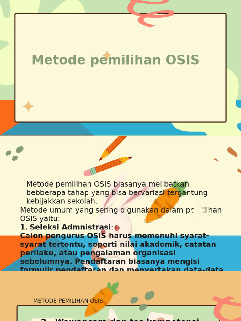Metode Pemilihan Osis | PDF