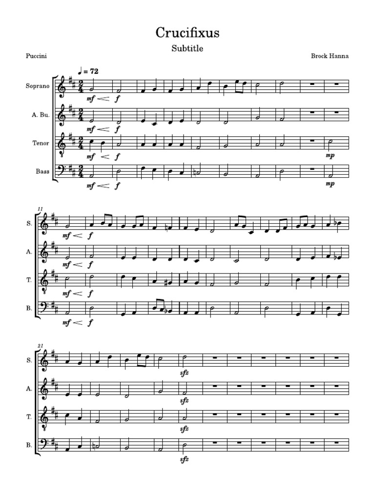 Crucifixus | PDF