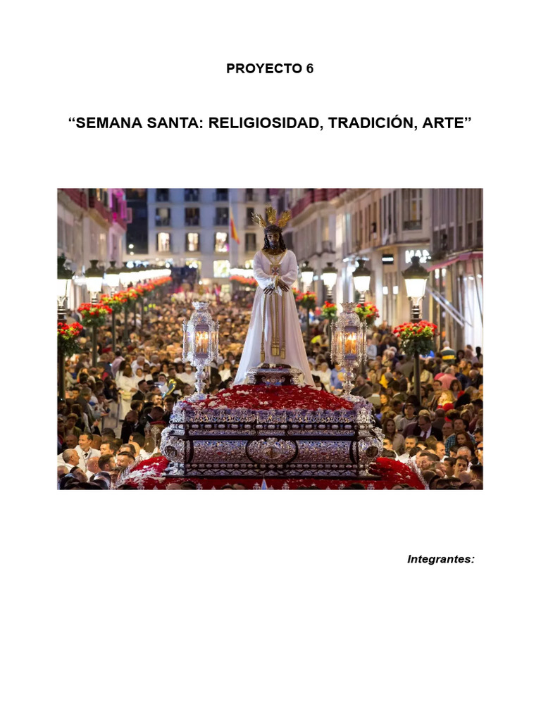 Proyecto 6 Semana Santa | PDF | La resurrección de Jesús | Ciencias ...