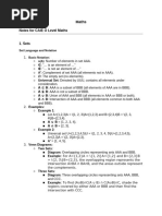 Basic Math Formulas Cheat Sheet | PDF