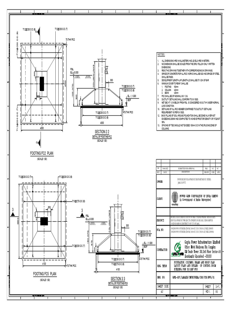 Gpil Epc Tri CRB Extn STR 01 SHT 02 To 08 Model | PDF | Structural Engineering | Building ...