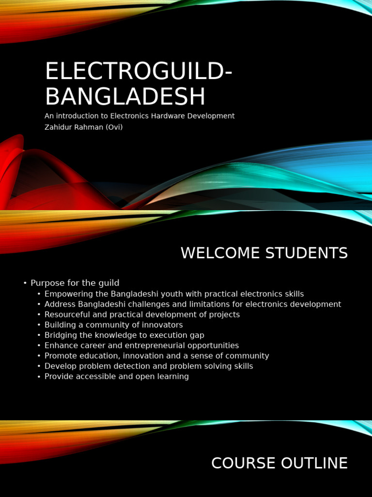 Electroguild - Bangladesh - Introduction September 2024 | PDF | Printed ...