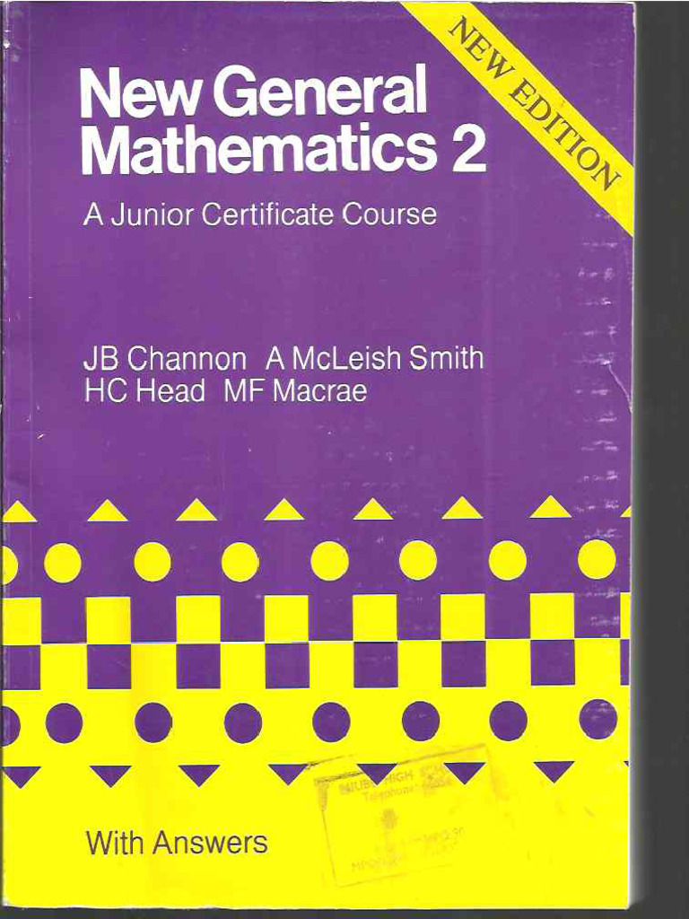New General Mathematics Book 2 | PDF