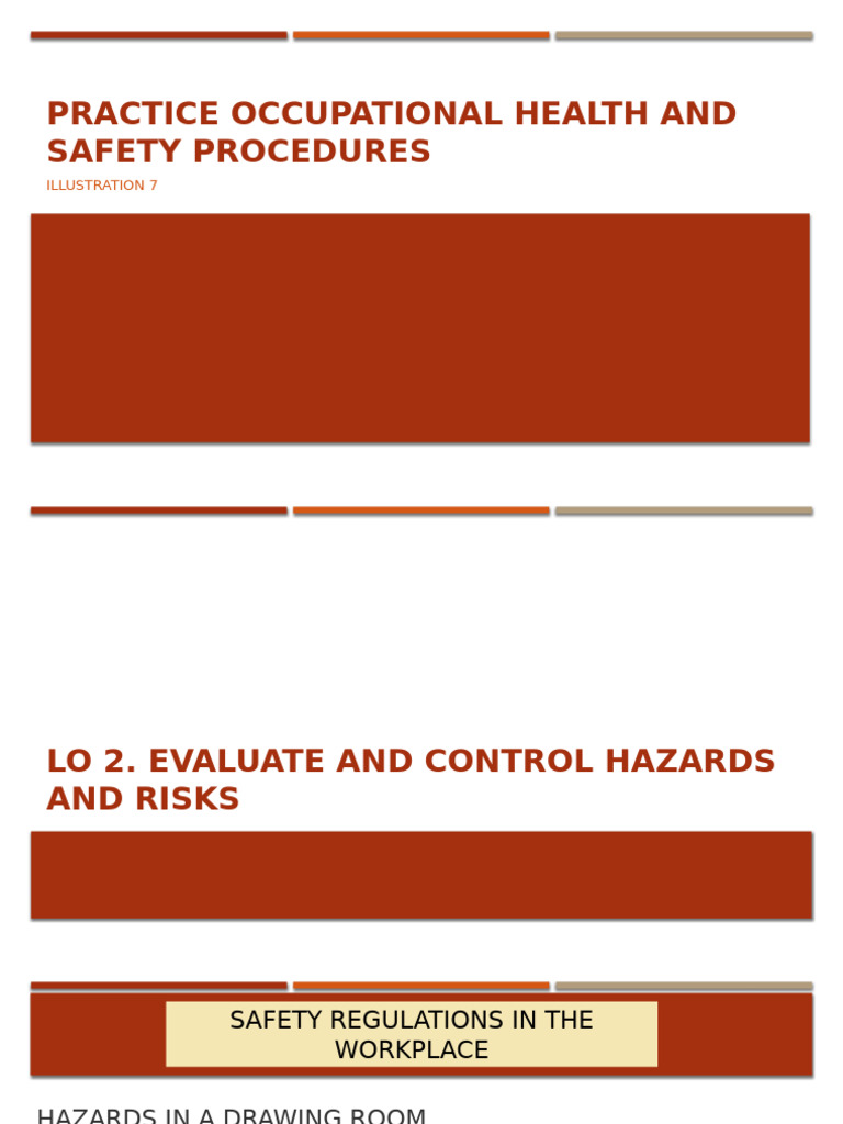 Practice Occupational Health and Safety Procedures: Illustration 7 | PDF