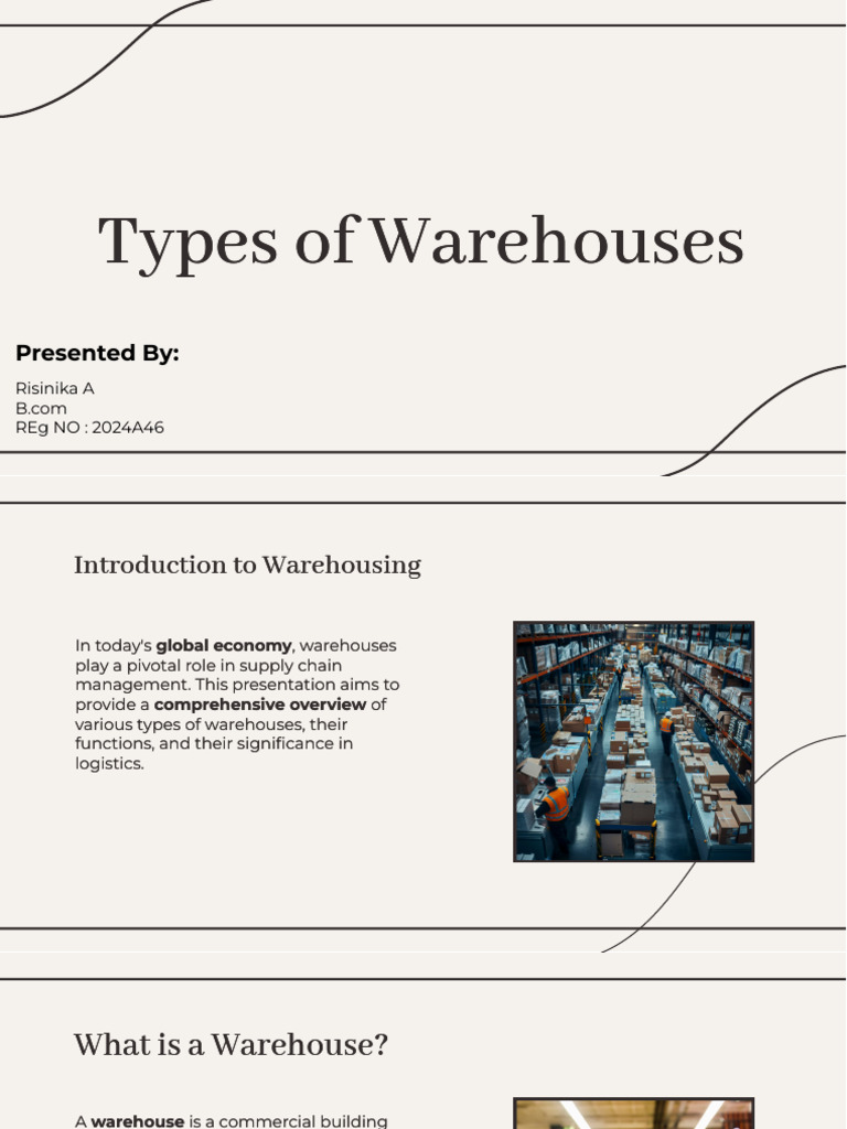 Types of Warehouses | PDF
