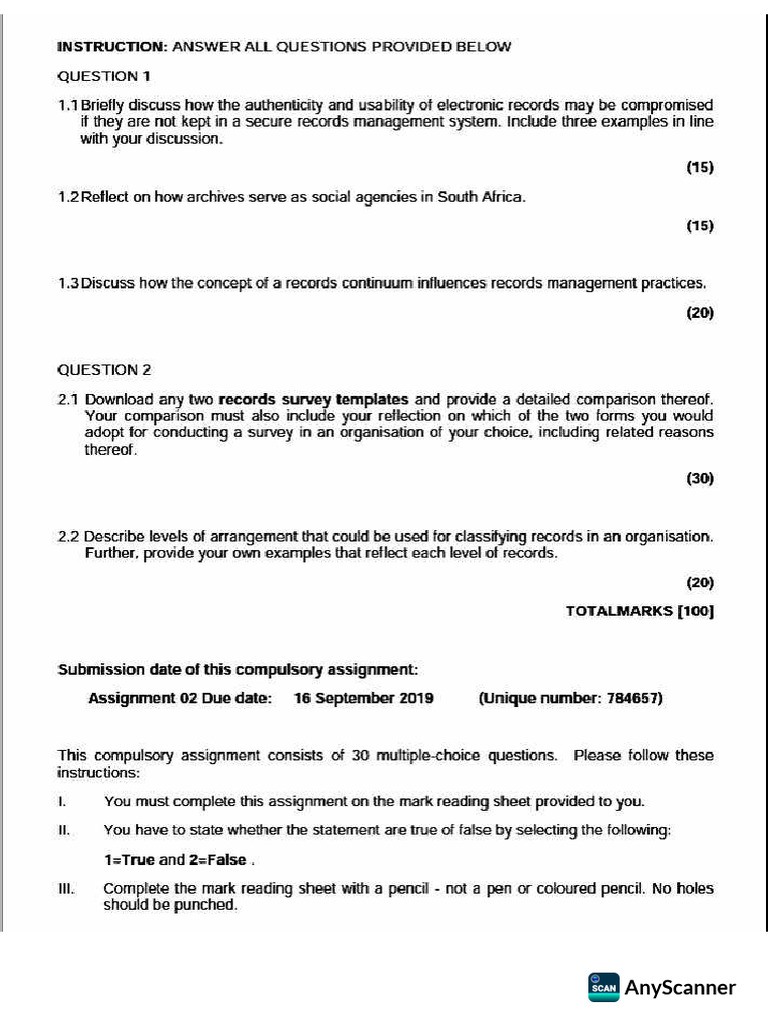 ARM1501 Questions | PDF