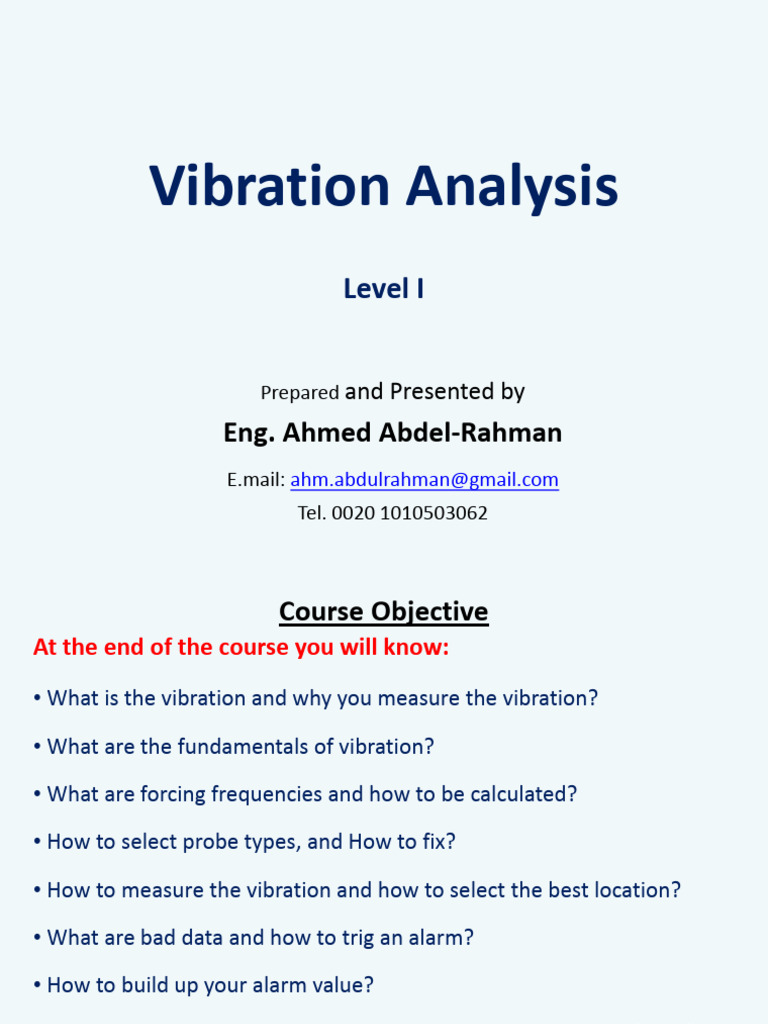 Vibration Level I Rev.3 | PDF