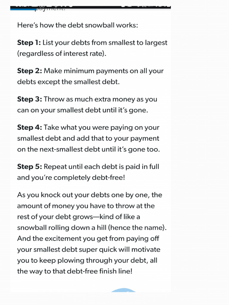 Notes On Snowball Method | PDF