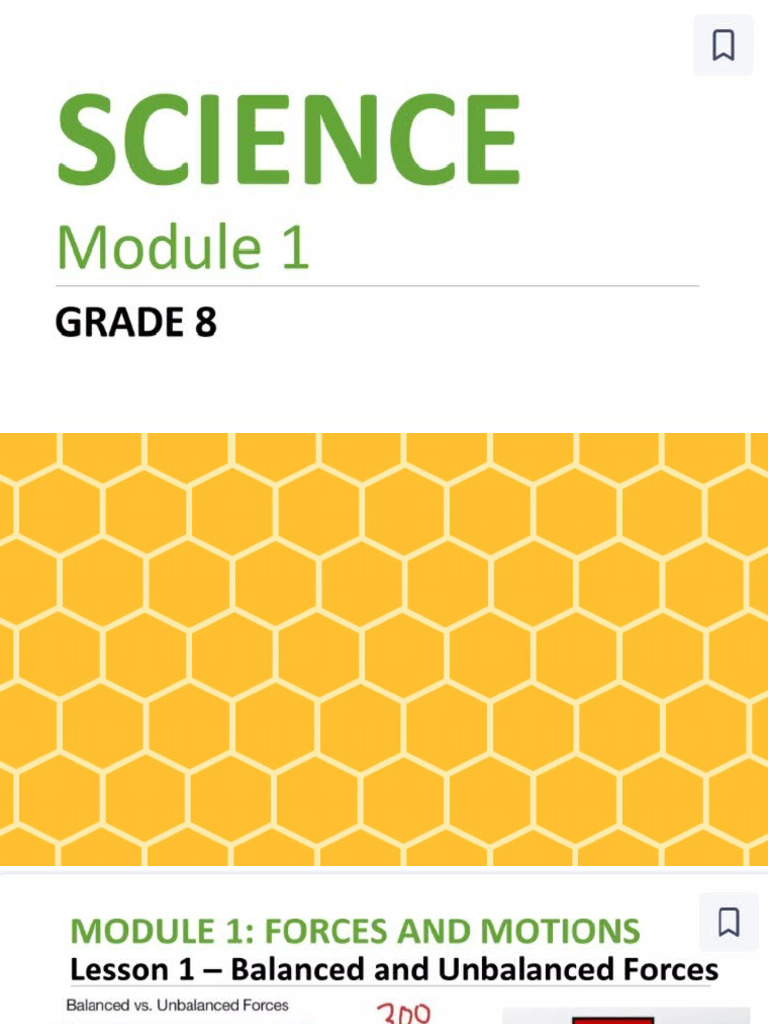Science 8 Q1 M1 | PDF