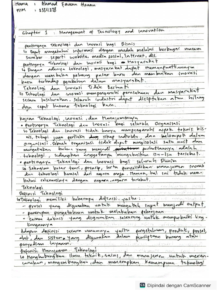 Tugas Resume MTI Chapter 1 | PDF