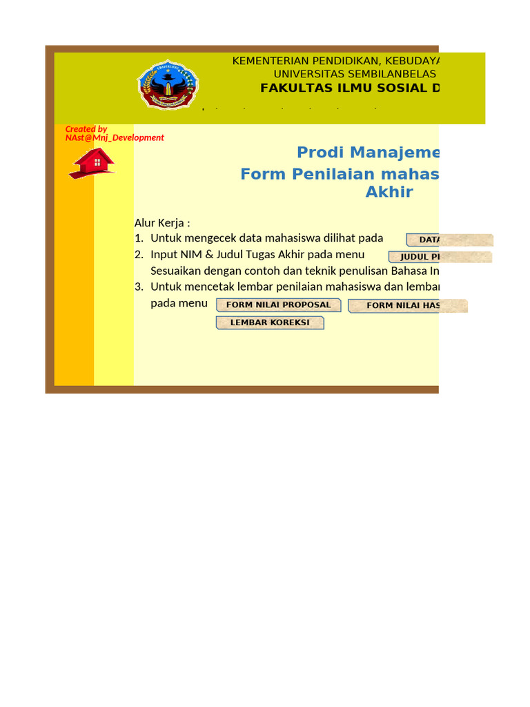 Form Nilai & Lembar Koreksi-1 | PDF