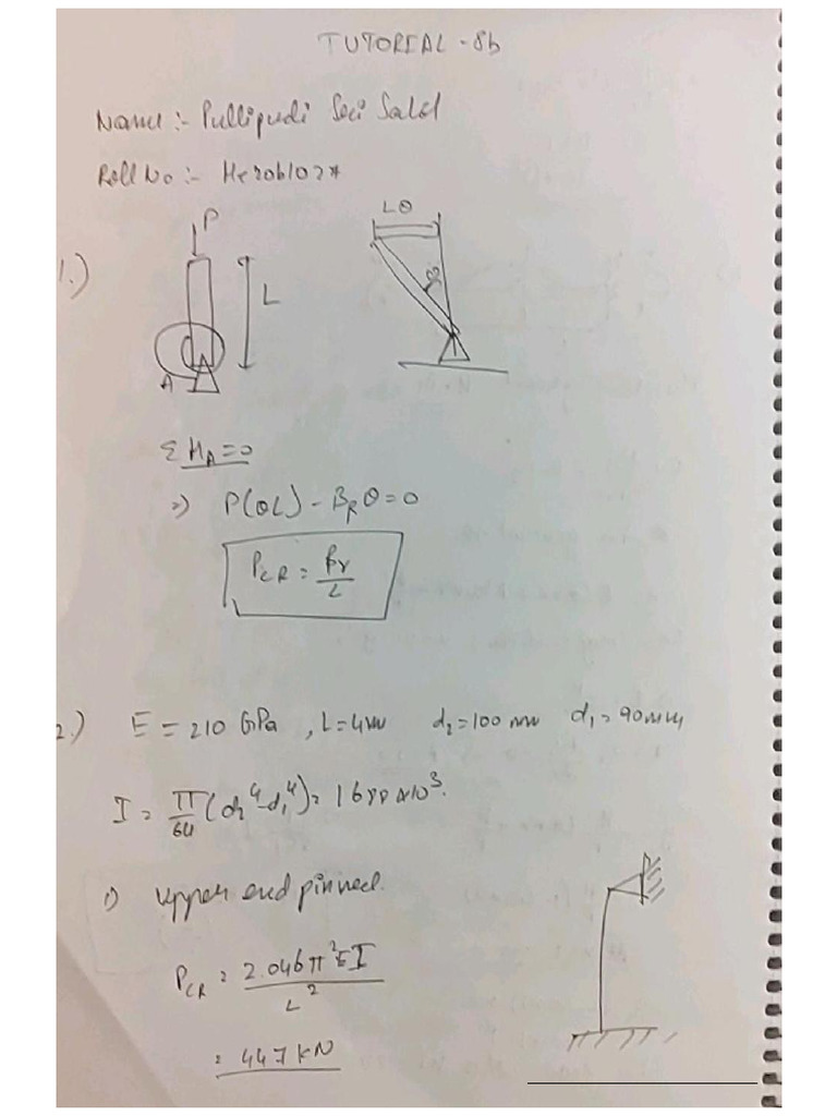 Mechanics of Materials tut | PDF Mechanics of Materials tut | PDF
