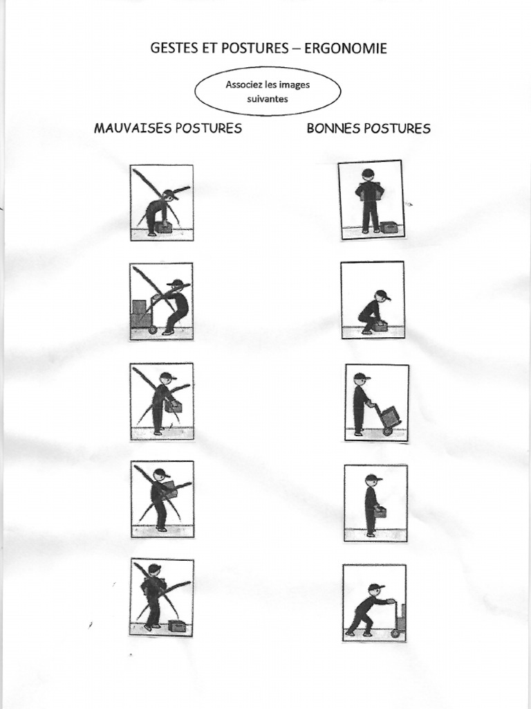 Gestes Et Posture - Exercice | PDF