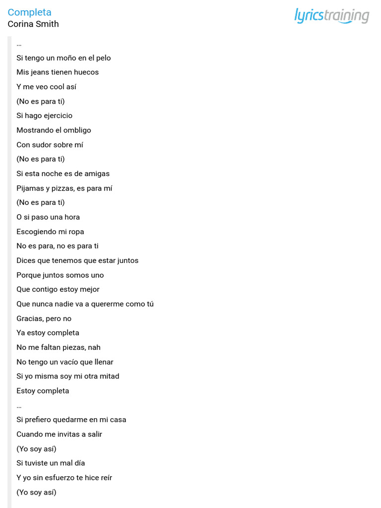 Corina Smith - Completa | PDF