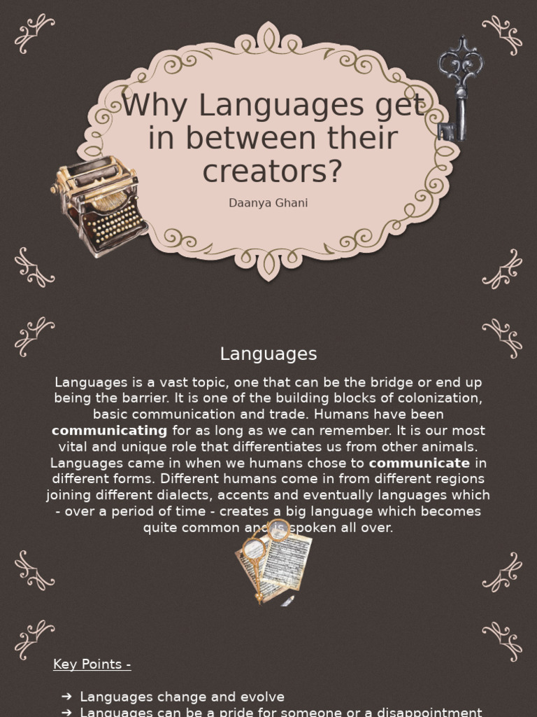 Languages - Daanya Ghani SA-I | PDF