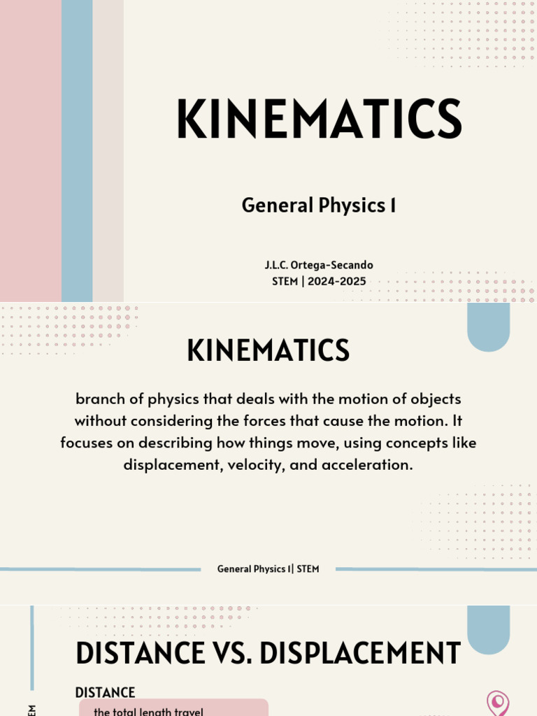 Kinematics 2 | PDF
