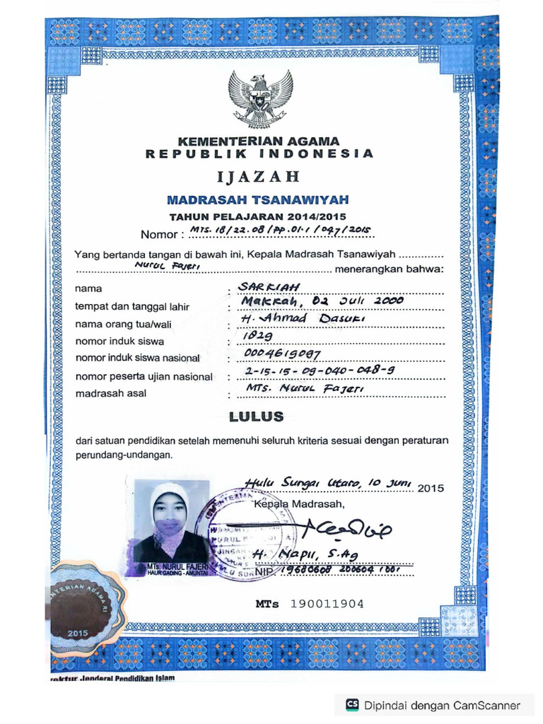 Ijazah Mts | PDF