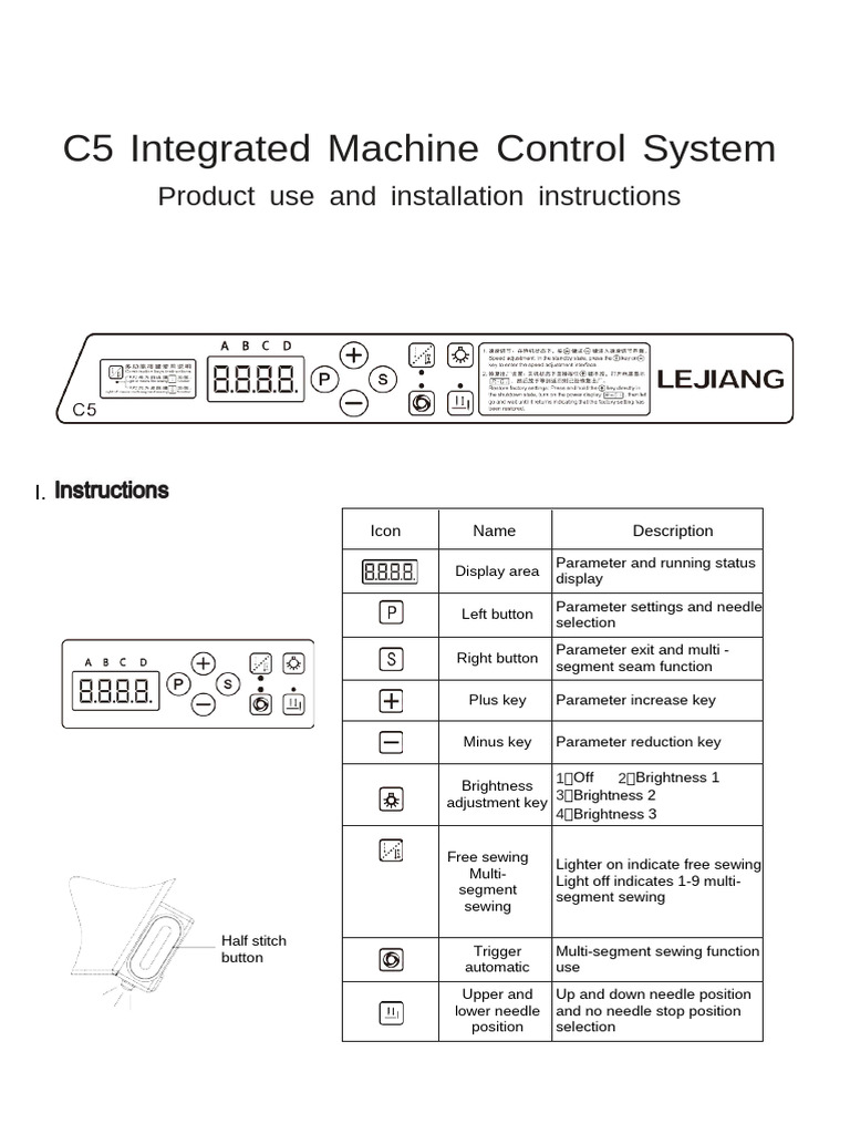 C5 Direct Drive Only Manual | PDF