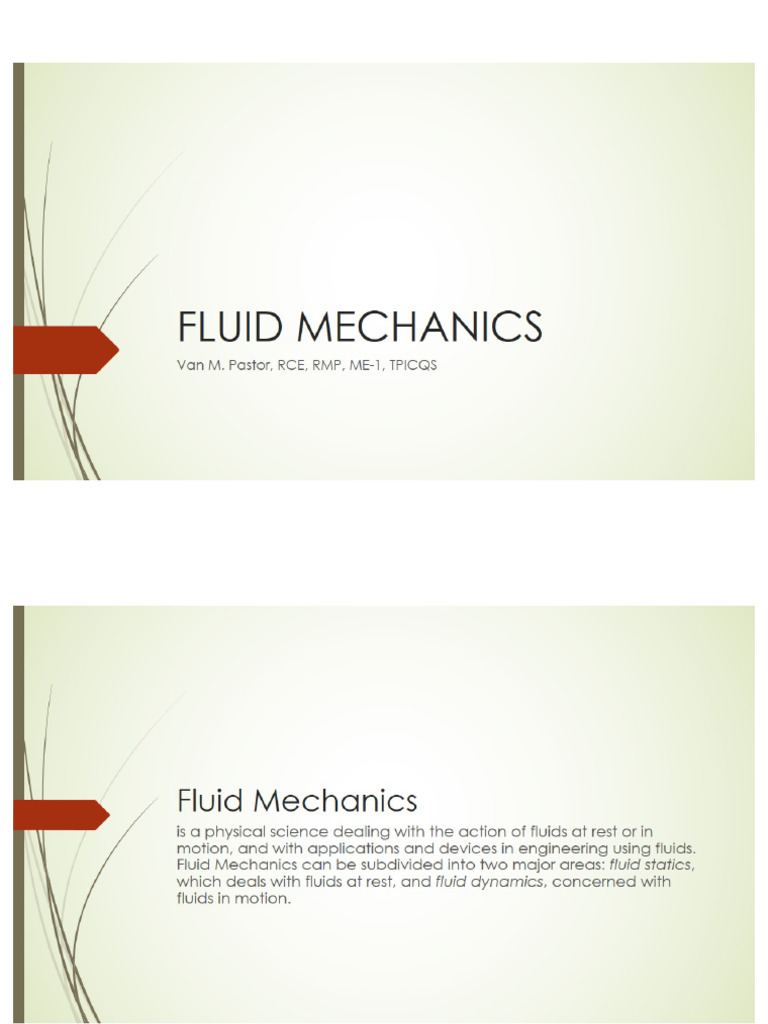 Fluid Mechanics Updated | PDF Fluid Mechanics Updated | PDF