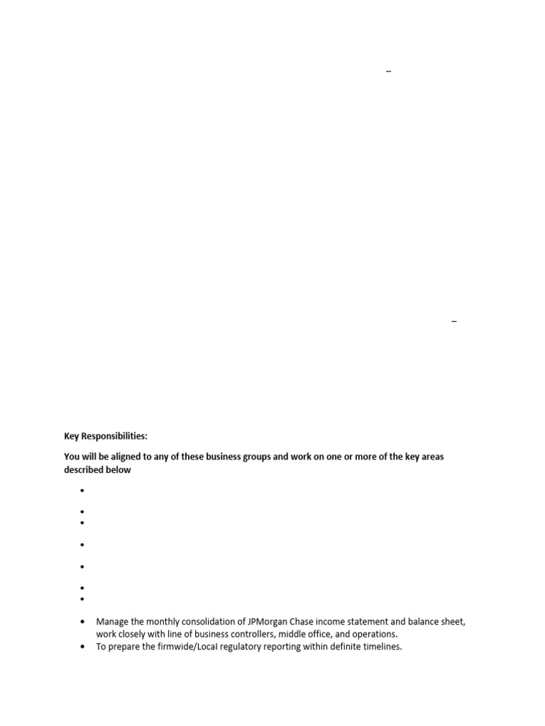 2025 GFBM - Summer Internship - Job Description | PDF