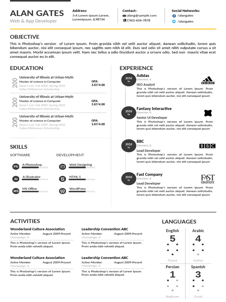 Resume 09-Black | PDF