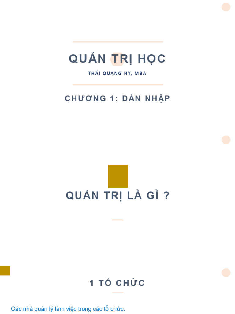 C01 QUAN TRI HOC Dan Nhap | PDF