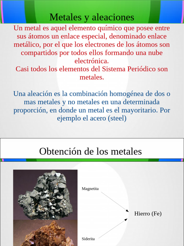 Metales | PDF