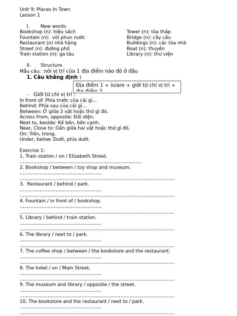 Unit 9 Lesson 1 Sách Wonderful | PDF | Bookselling | Language Arts ...