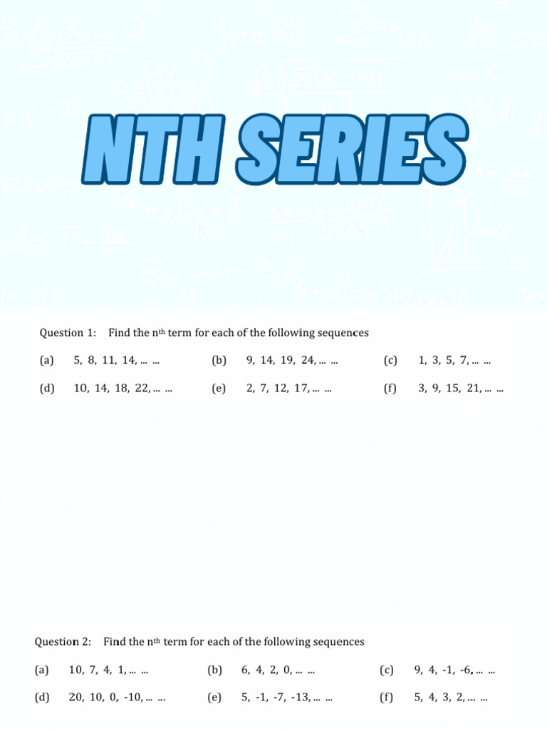 NTH Series | PDF
