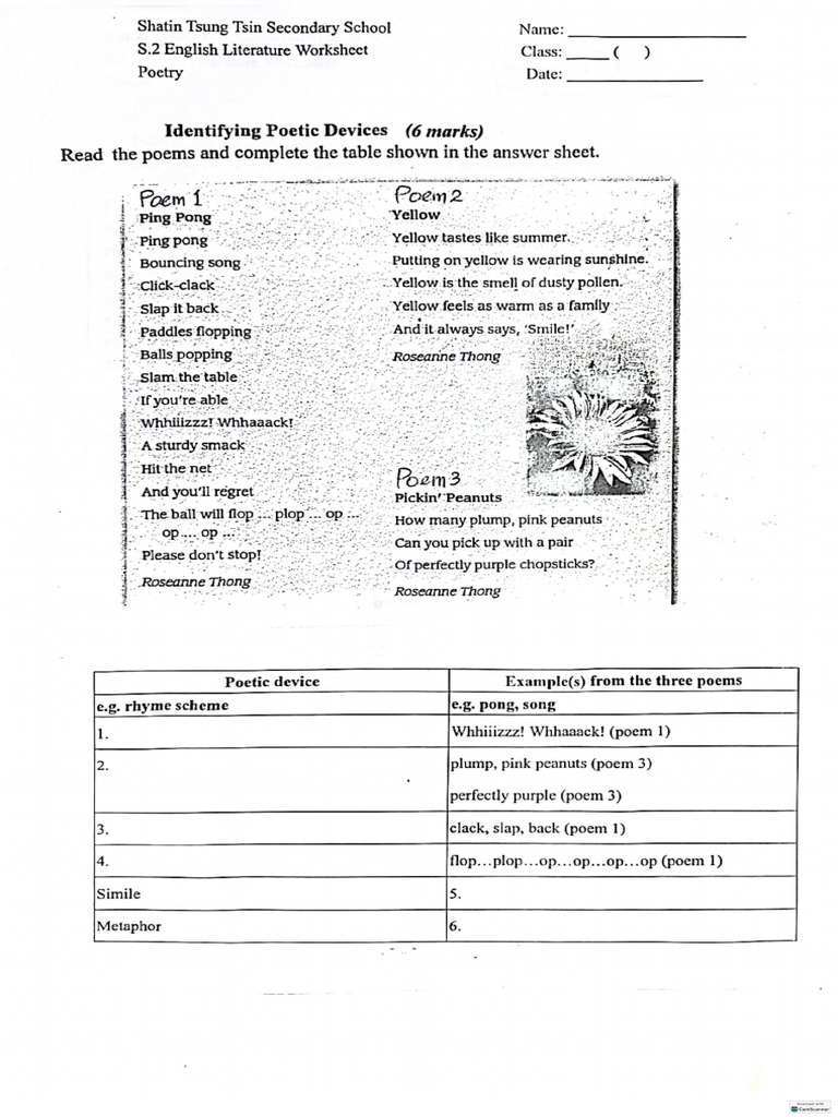 Poetic Devices | PDF