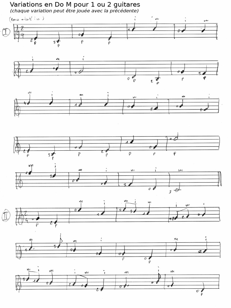 Variations DoM1 2 | PDF