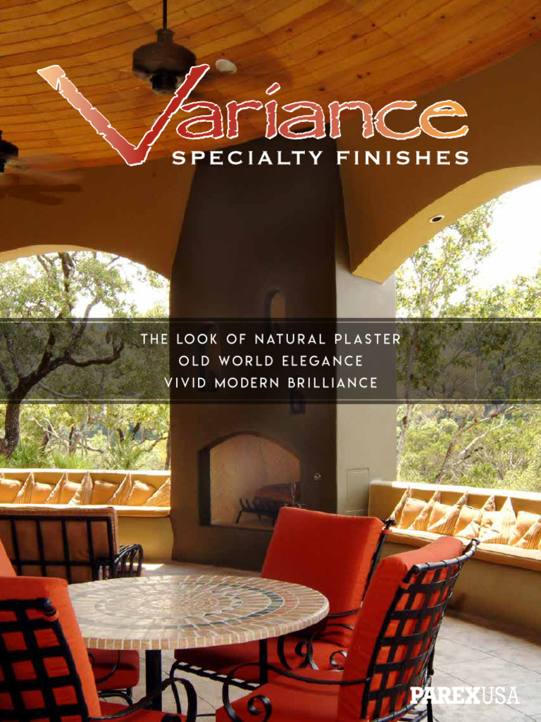 Variance Specialty Finishes Brochurf | PDF