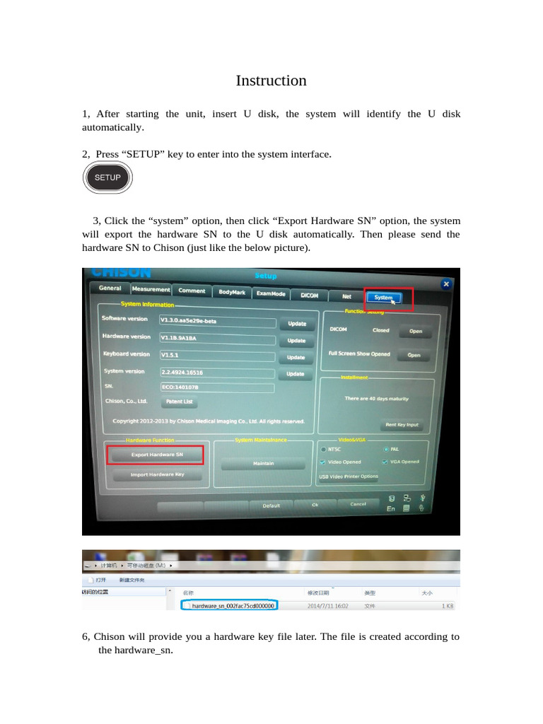 How To Export Hardware SN and Import The Hardware Key | PDF