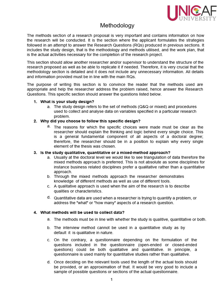 How To Write Methodology 28.02.2023 | PDF