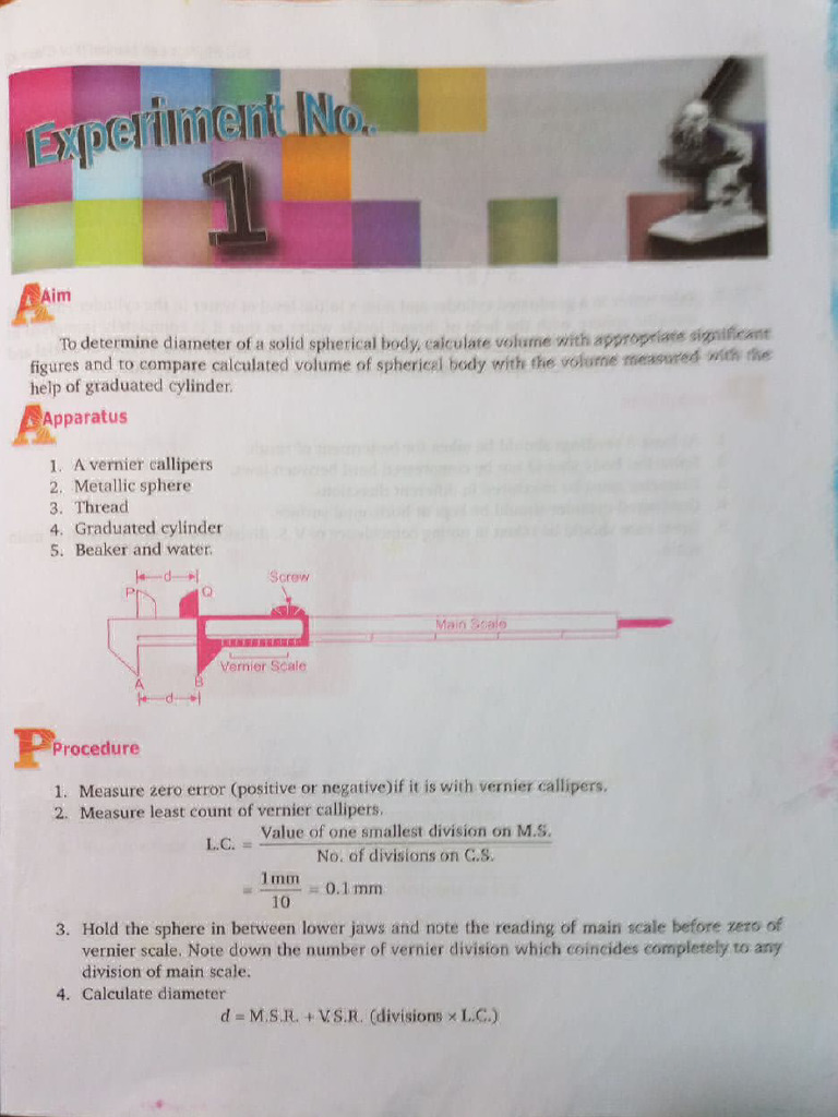 Physics Record Grade 11 Isc | PDF
