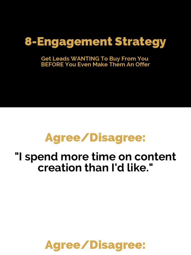 8-Engagement Strategy Presentation | PDF