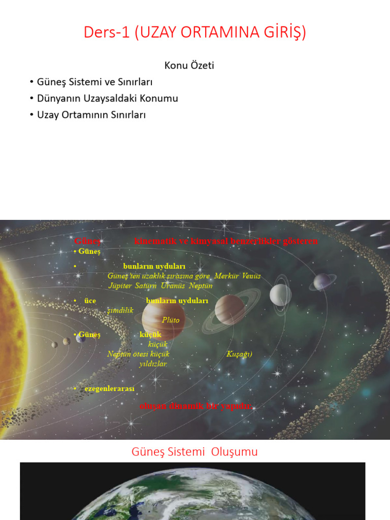 Son-Ders - İk - Uzm 304 Uzay Havasi Genel Ders Notlari | PDF