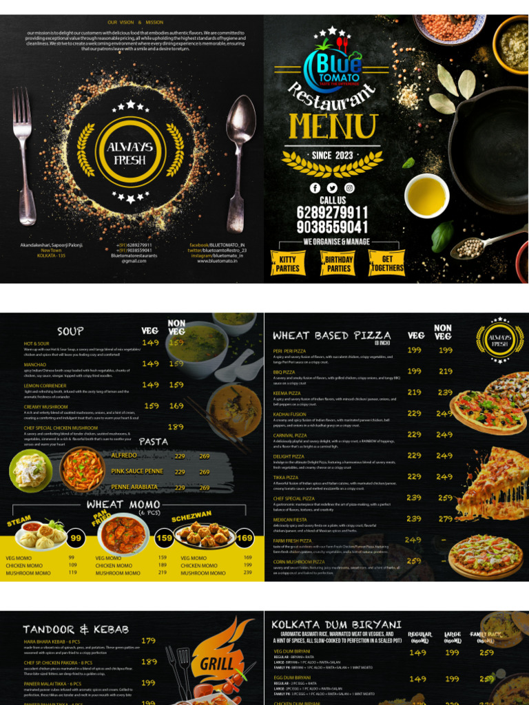 Menu Card | PDF