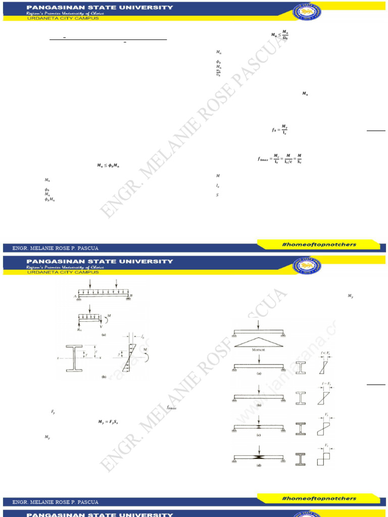 Module 4 - Analysis - and - Design - of - Members - For - Flexure (Initial) | PDF