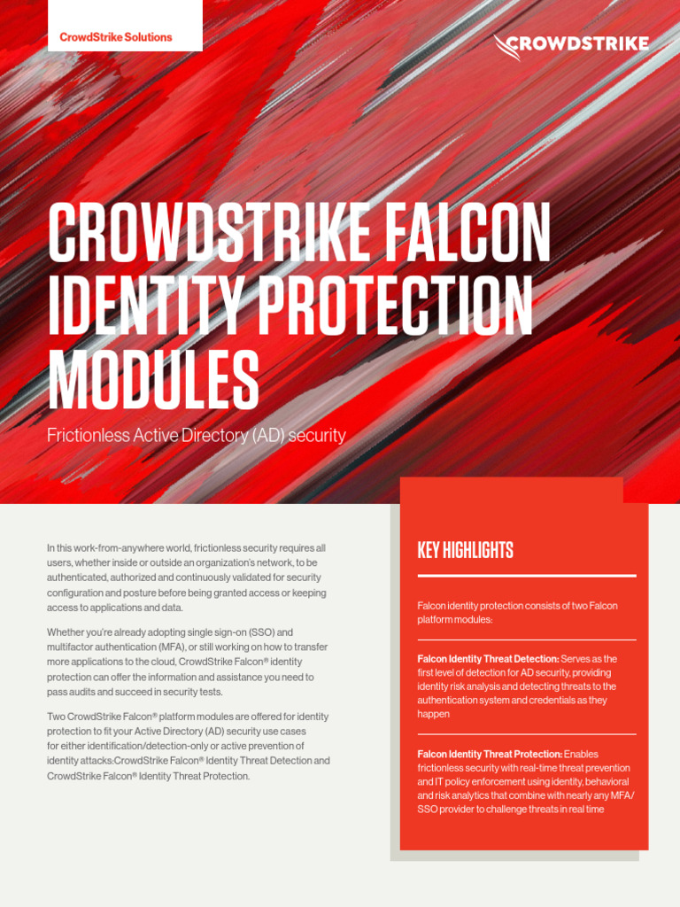 Crowdstrike Falcon Identity Protecton Modules | PDF