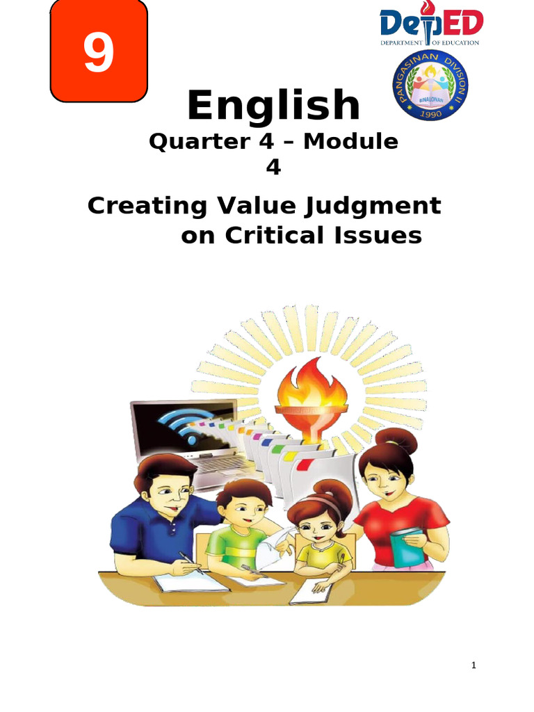 Eng G9 Q4 Module 4 | PDF