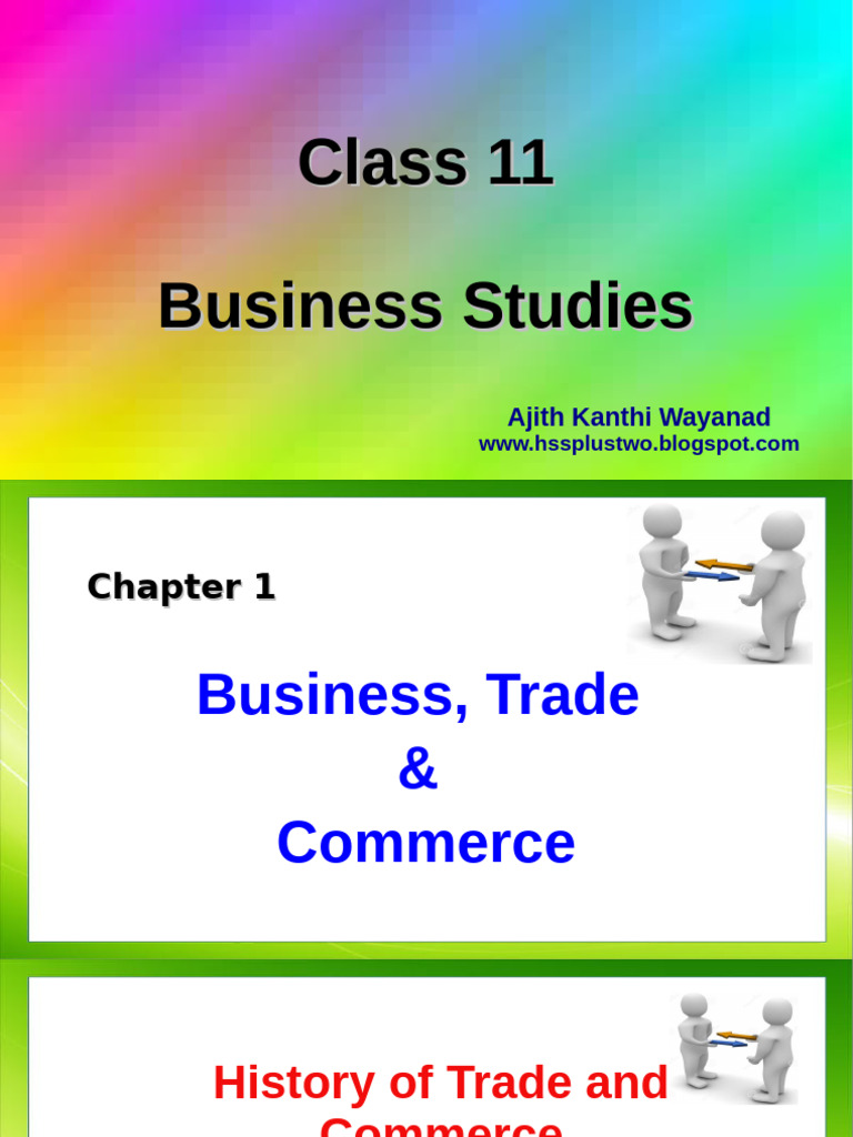 Chapter 1 Business Trade & Commerce_2.2 | PDF