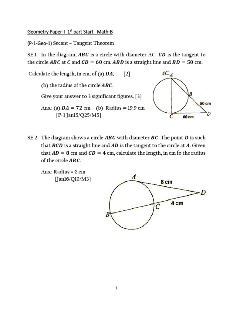 4. Geom Cwqp - Qp Only - p1 Part 1 | PDF