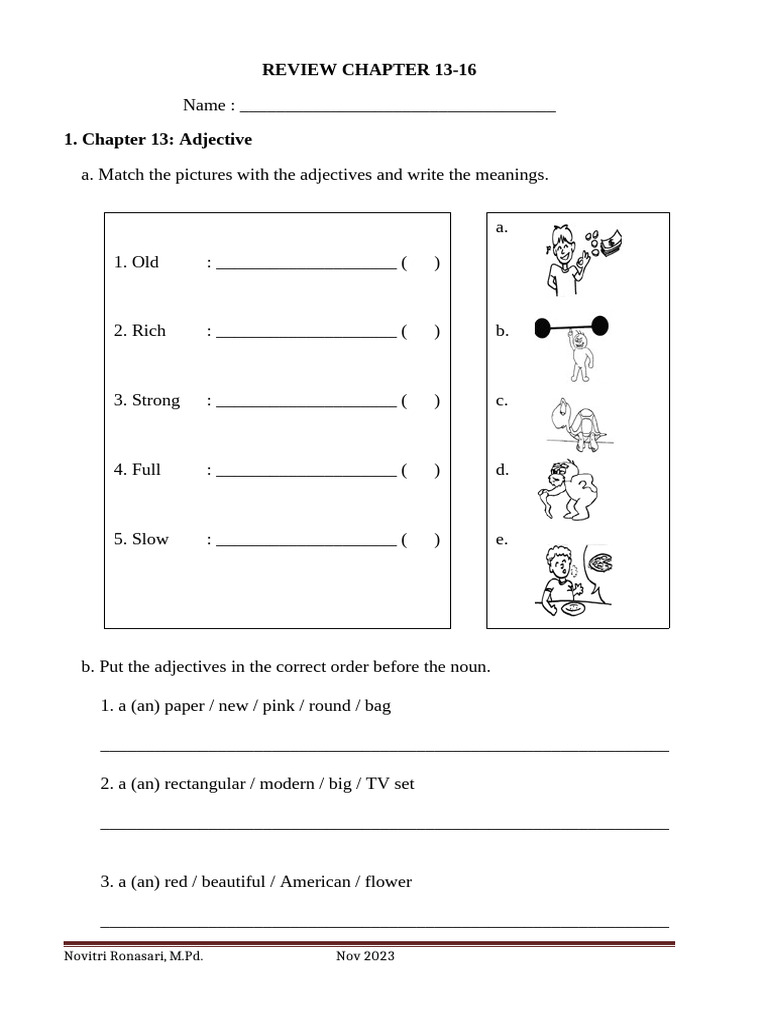 Review Chapter 13-16 | PDF