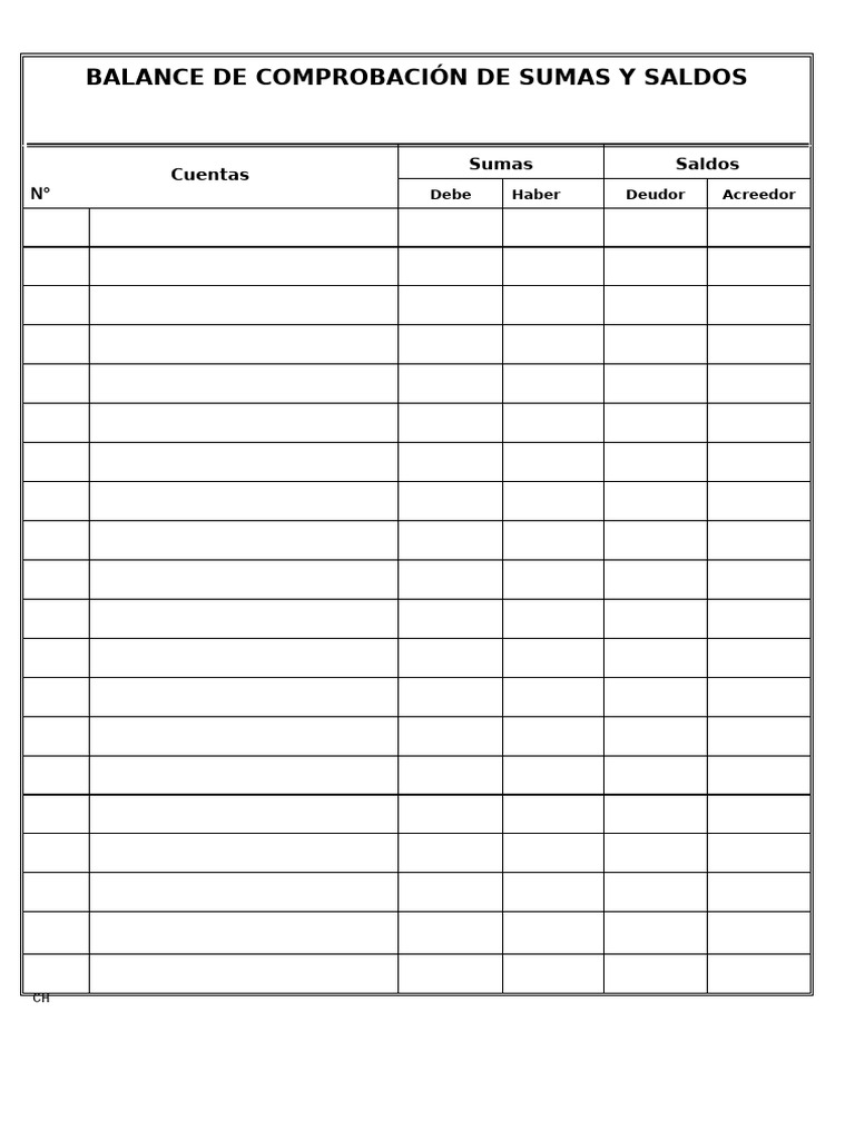 Balance Comprobacion | PDF
