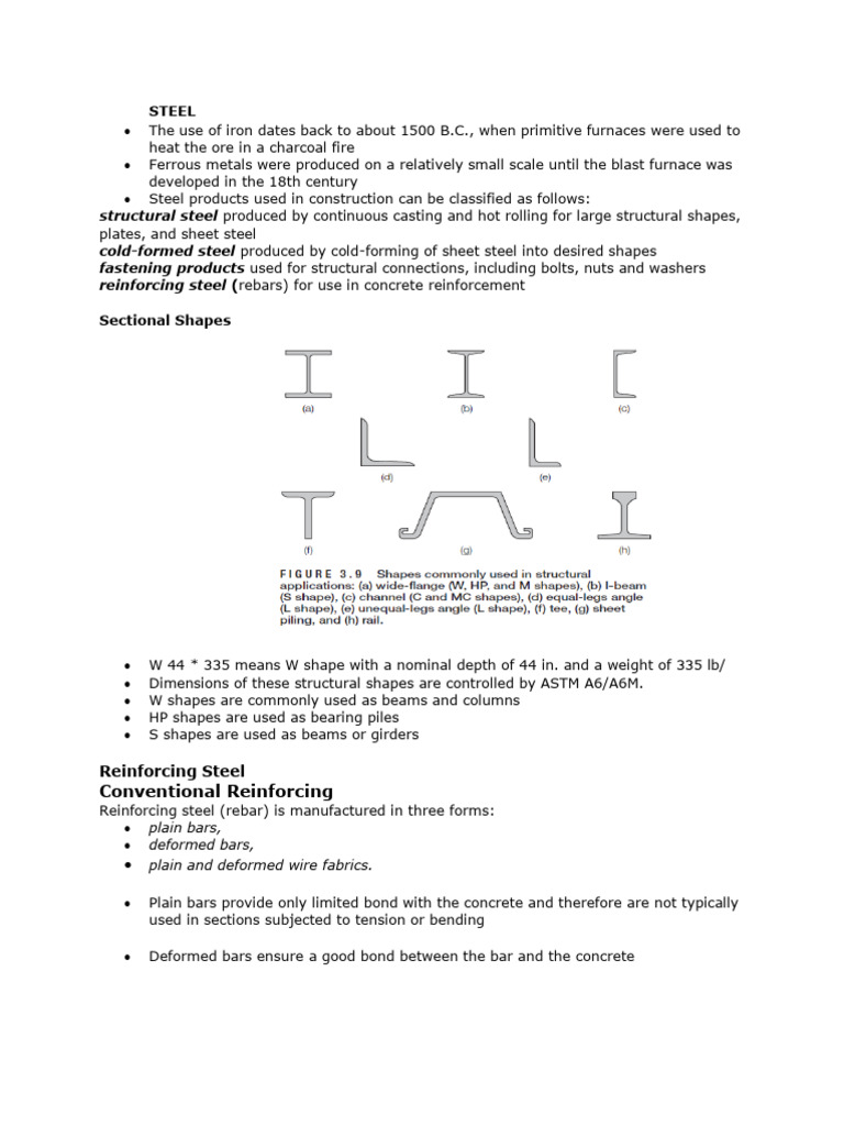 Structural Steel Cold-Formed Steel Fastening Products Reinforcing Steel ...
