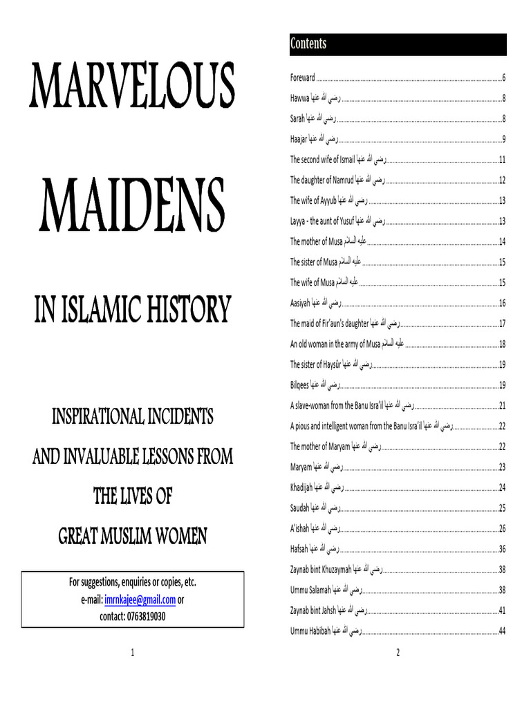 Marvelous Maidens | PDF