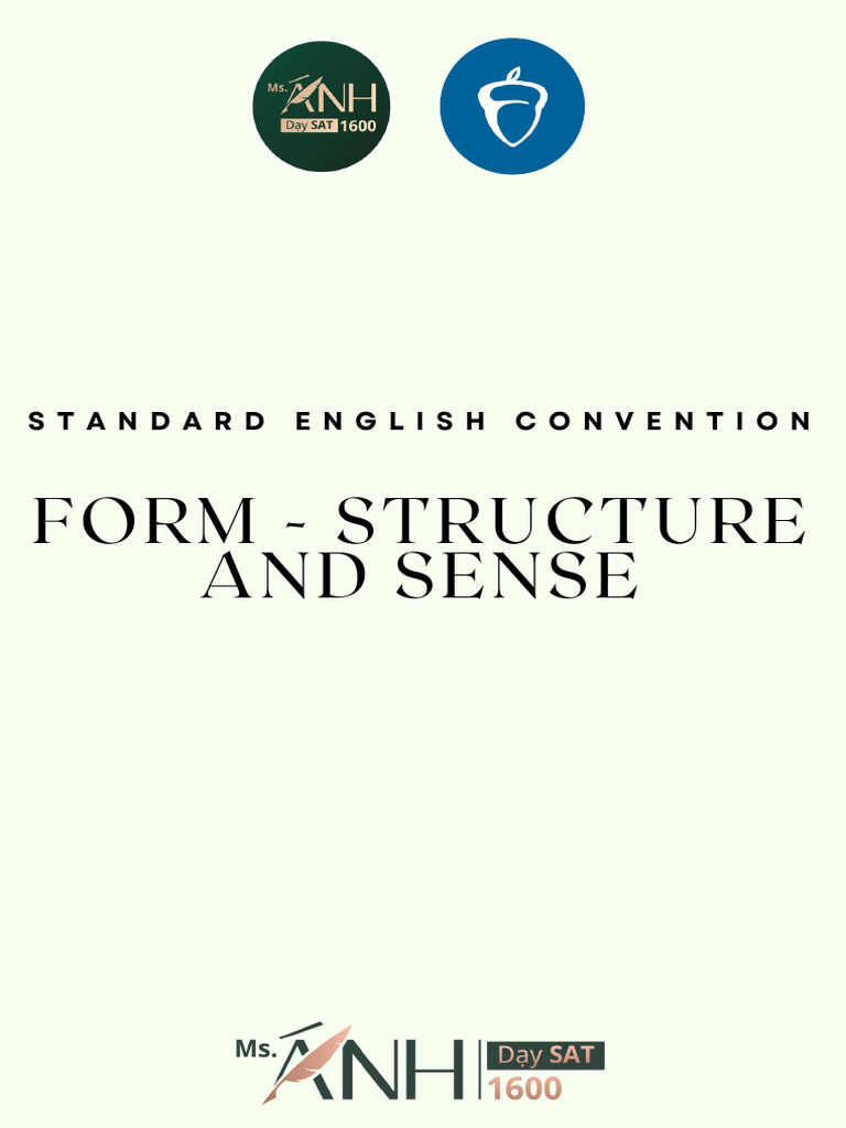 (104 Questions) Form Structure and Sense - 2 | PDF